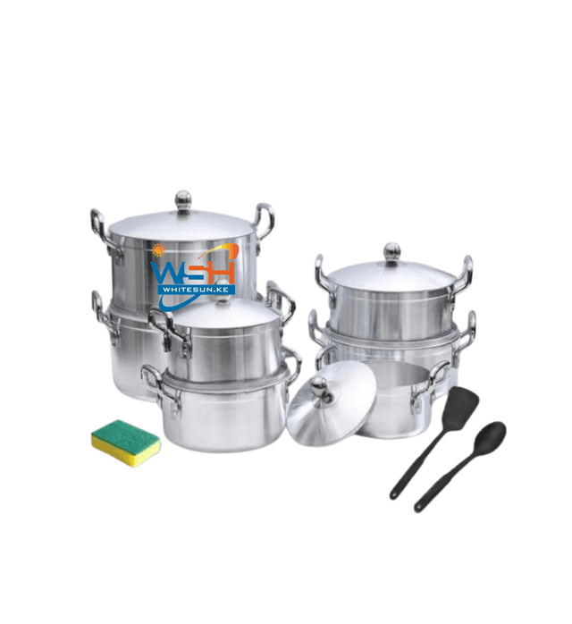 Buy TC 17 Pieces Heavy Aluminium Cooking Pot Online in Kenya | Best ...