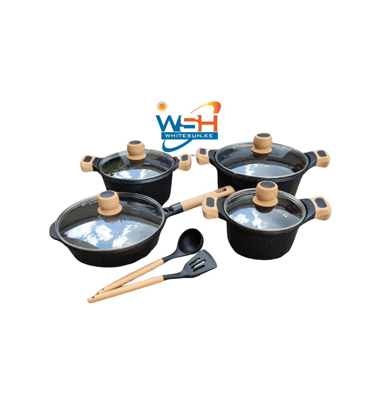 Buy 10pcs Quality cooklover Granite cookware set Online in Kenya | Best ...