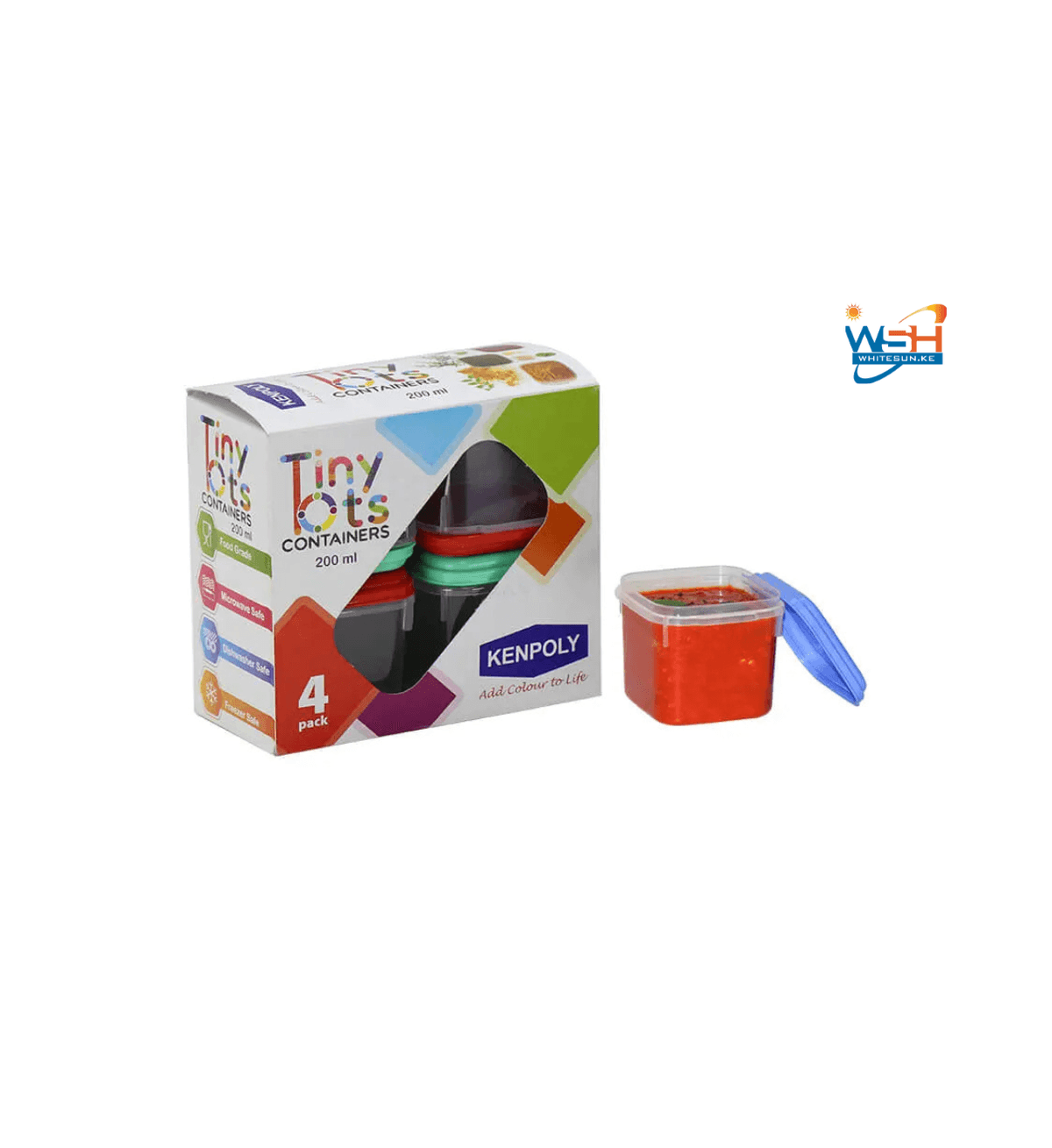 Buy TINY TOTS CONTAINERS 500ML (4 PACK) Online in Kenya | Best Price ...